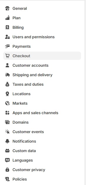 Getting started: Shopify