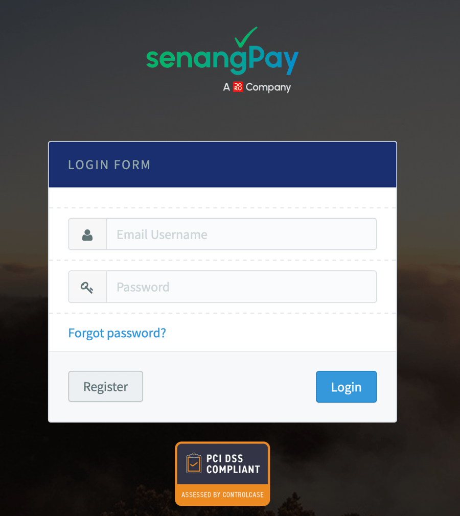Login to Your senangPay Dashboard for Merchants