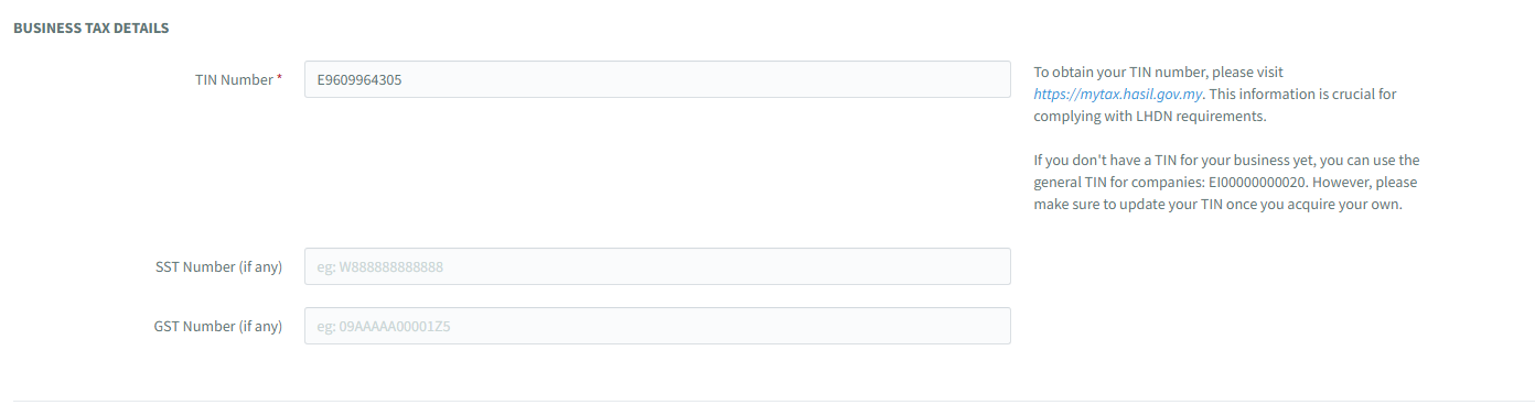 How to update your merchant business profile
