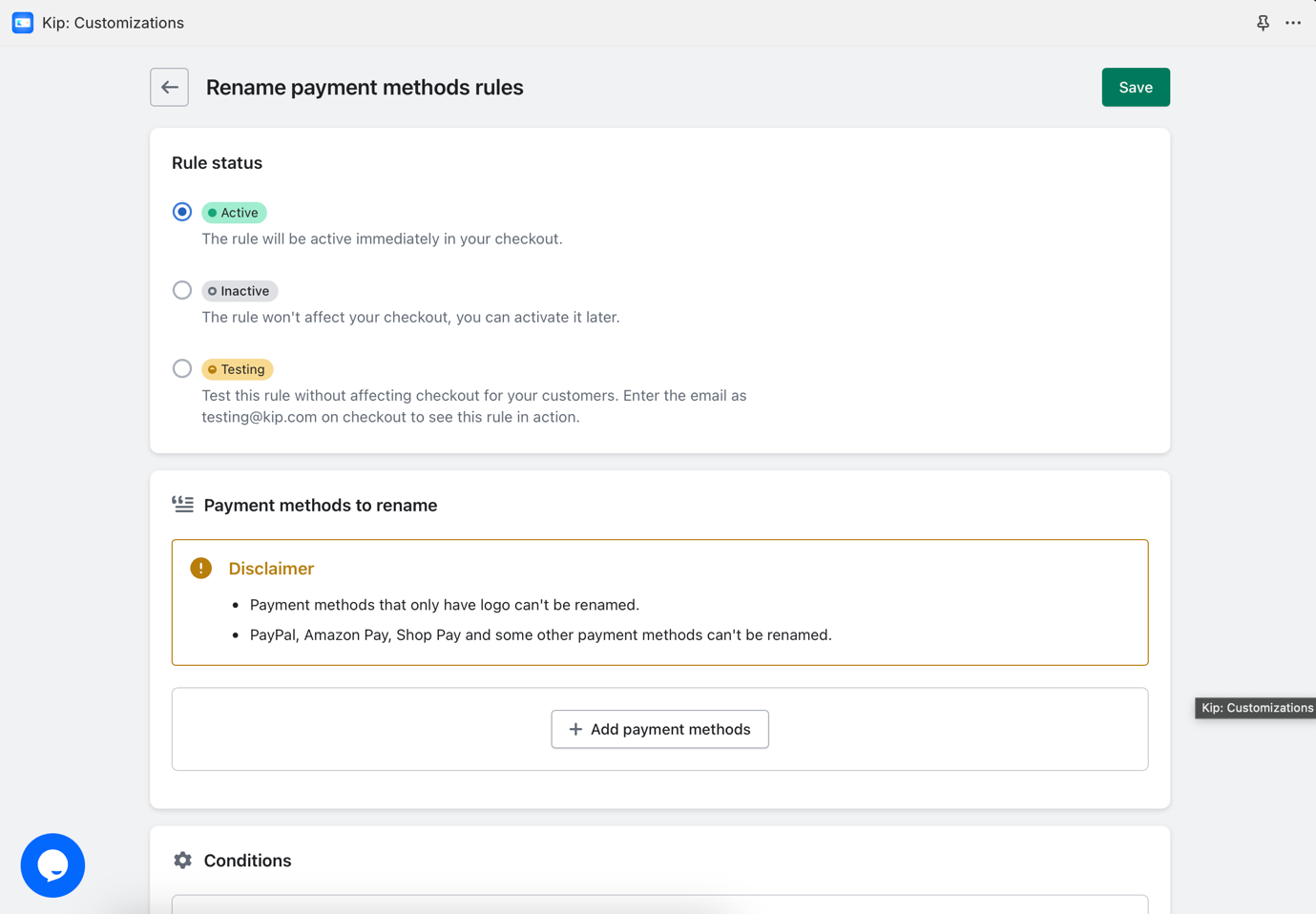 Getting started: Shopify